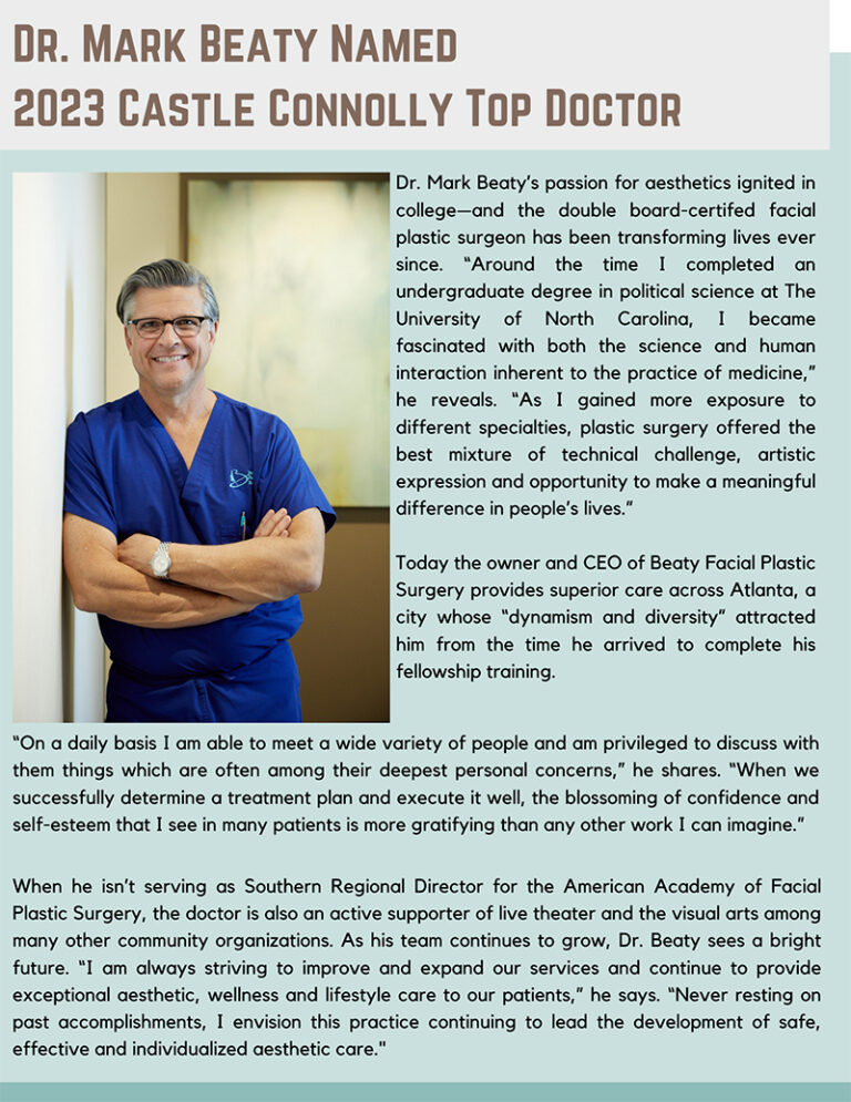 Plastic Surgeon Dr. Mark Beaty | Beaty Facial Plastic Surgery